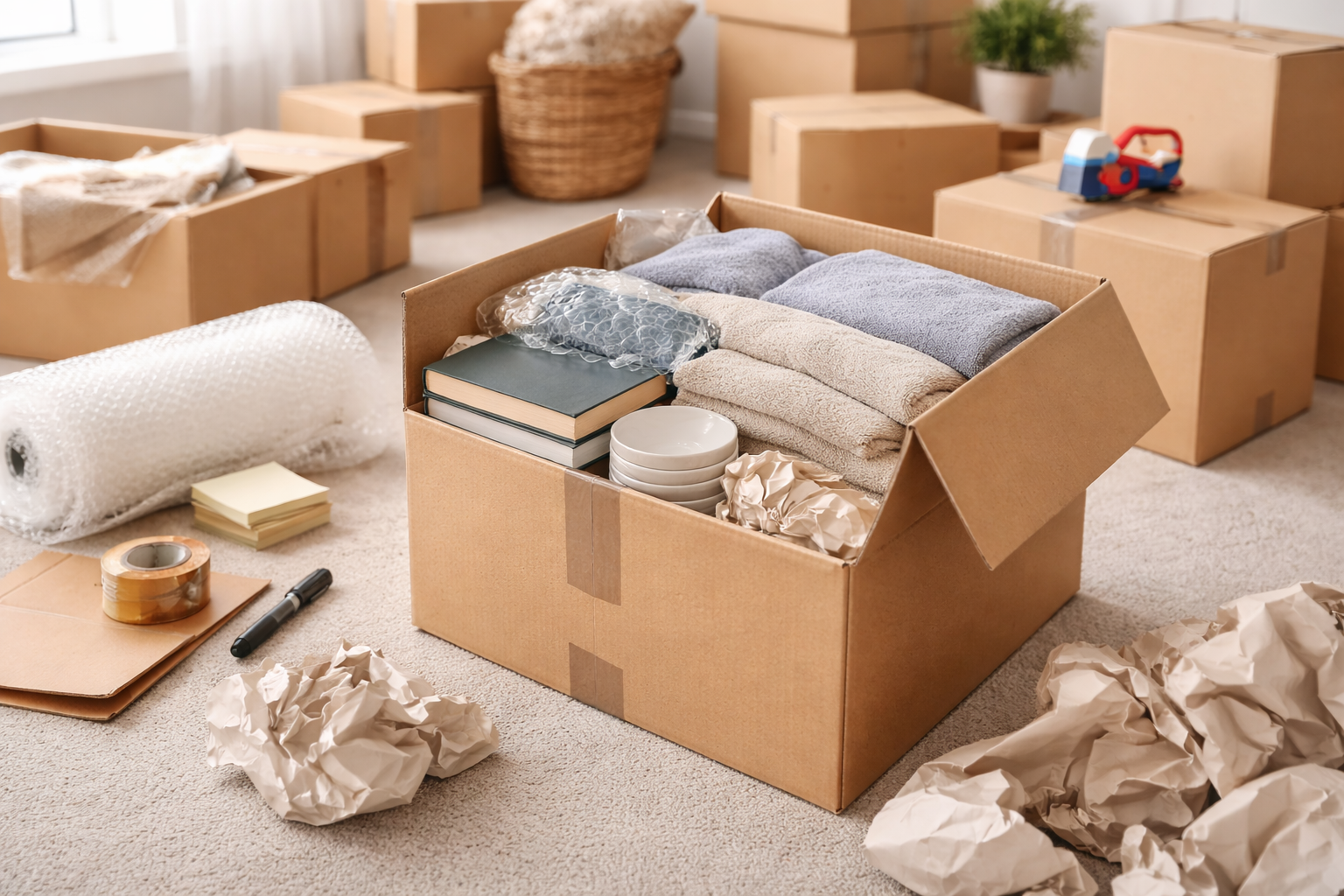 How to Pack Boxes for Moving: Make It 2x Easier